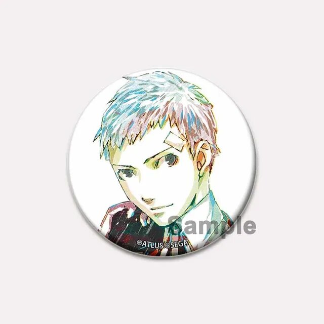 Броши-игрушки Persona 3, Takeba Megami Yuuki Tensei Makoto, круглая брошь, мультяшный значок для рюкзака, шляпы, ювелирные изделия, подарки