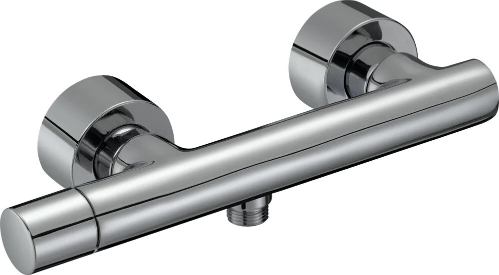 Смеситель для душа Jacob Delafon Toobi E8962-CP хром, глянцевый, настенный, латунный, однорычажный, без лейки, смеситель для ванны с душем