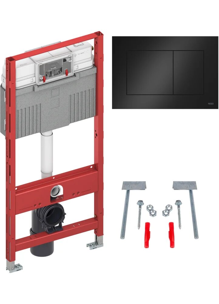 Система инсталляции для унитазов TECE Profil Uni 2.0 9300302 с кнопкой смыва TECE Now 9240407