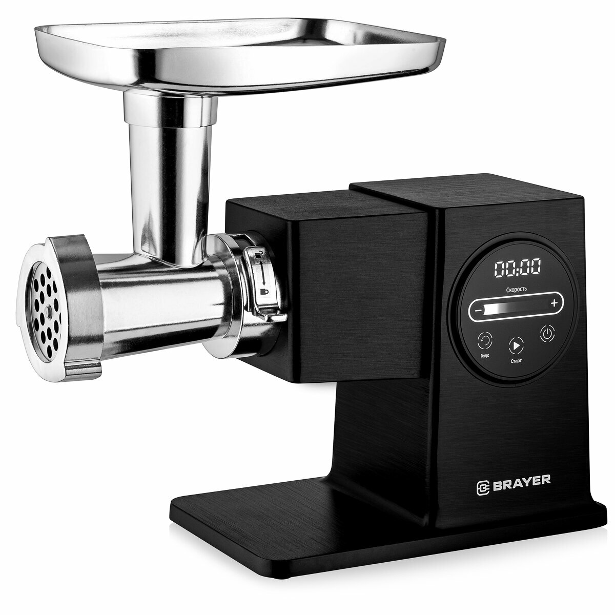 Мясорубка Brayer BR1611, сенсорное управление, LCD-дисплей, 2500Вт