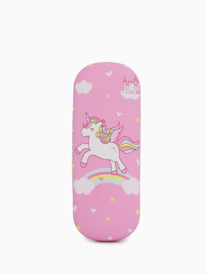 Футляр для очков на хлопушке, с рисунком, размер 16×4×6 см, микс