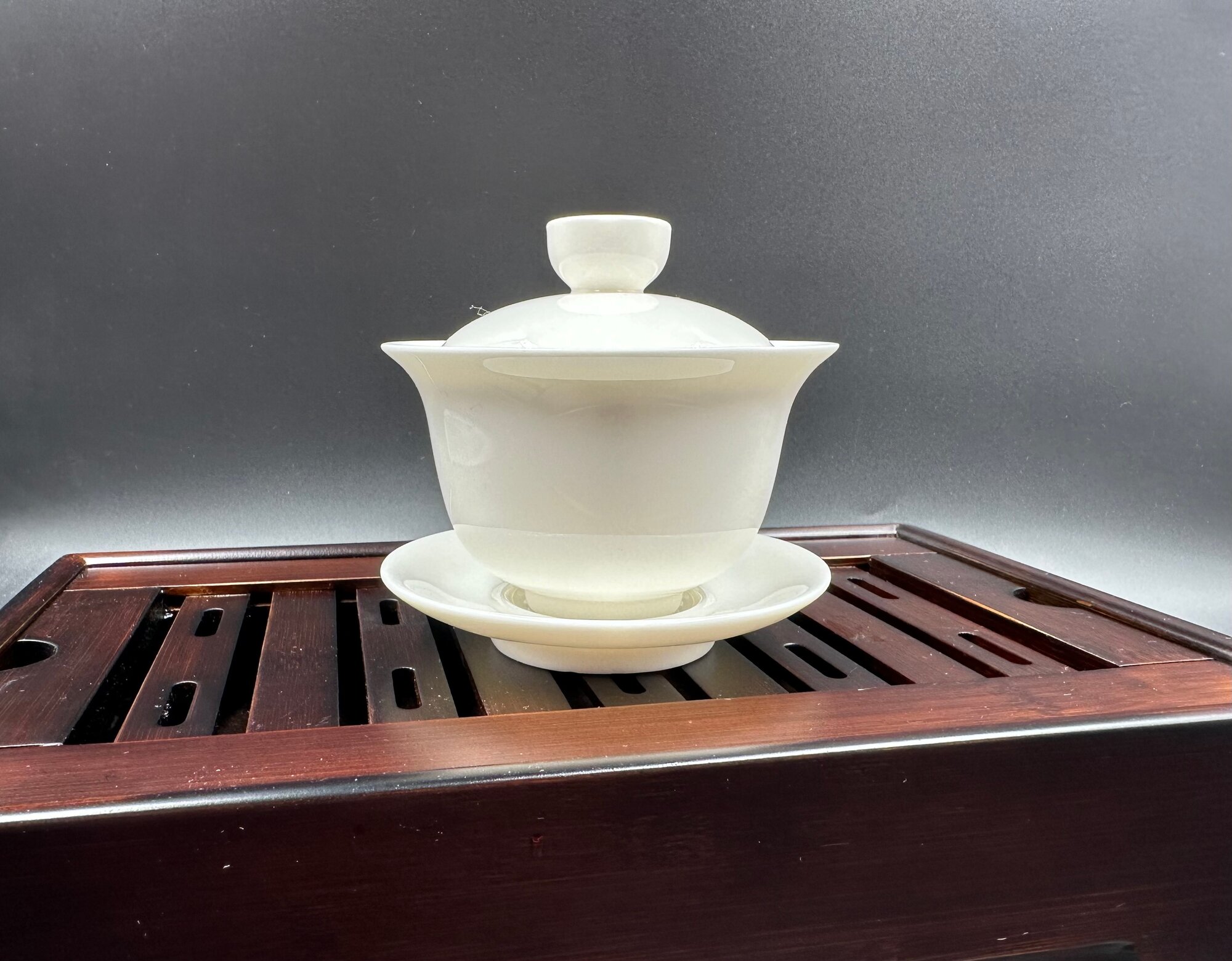 Гайвань белая, фарфор, для китайской чайной церемонии, 170мл.