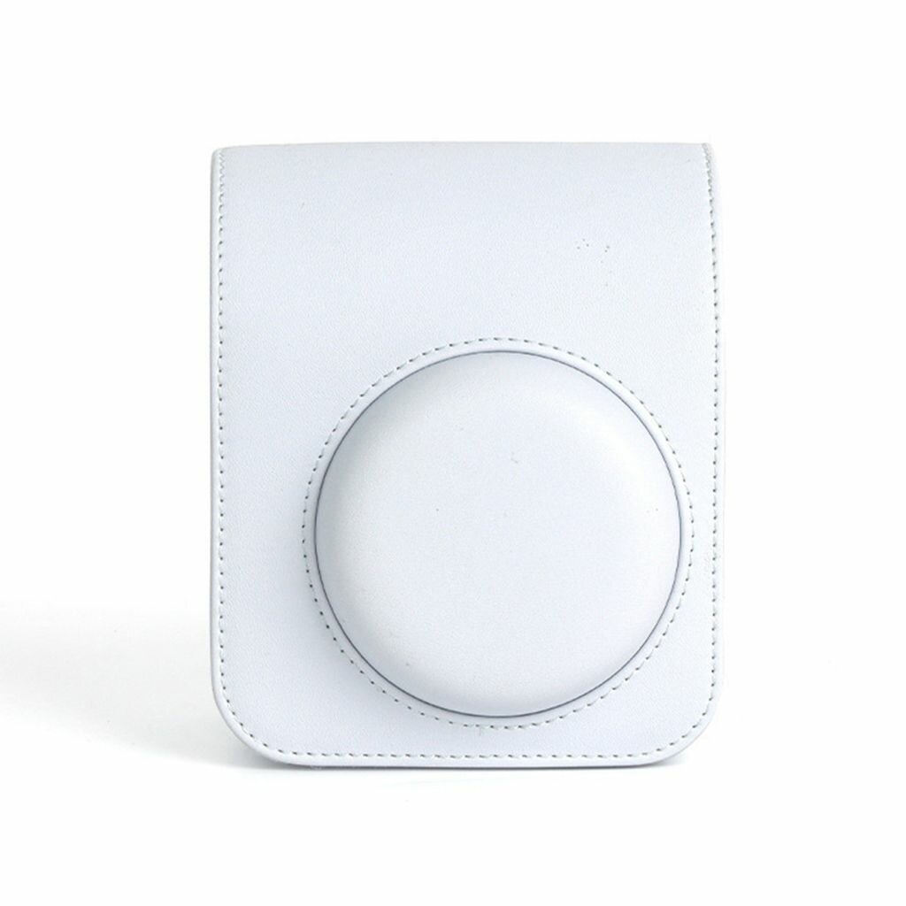 Для Mini 12 Camera Case Cute Leather Spee Silicone Cover Sack для пленки с ремешком на плече
