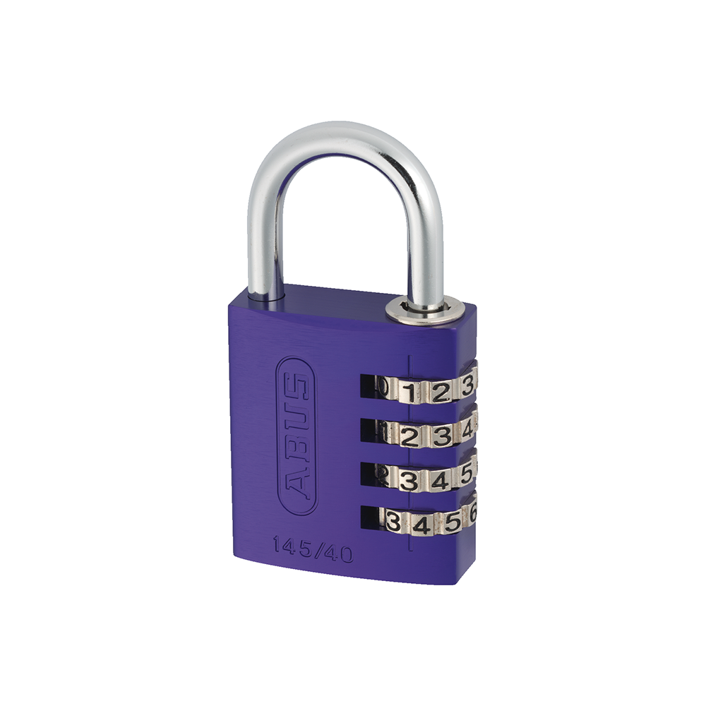 Замок навесной кодовый "Abus" 724/40 purple C