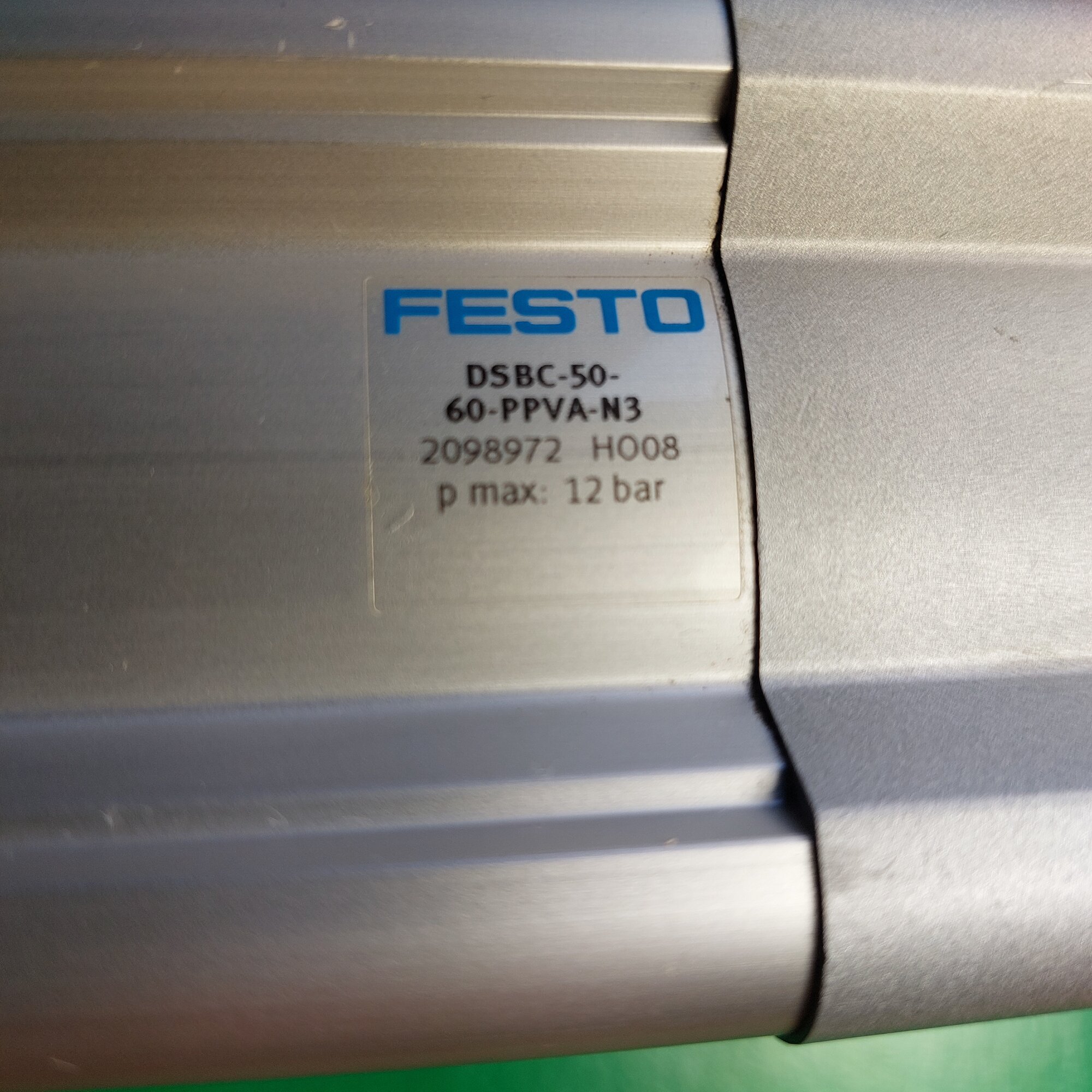Пневмоцилиндр FESTO DSBC-50-60-PPVA-N3, для пневмоинструмента