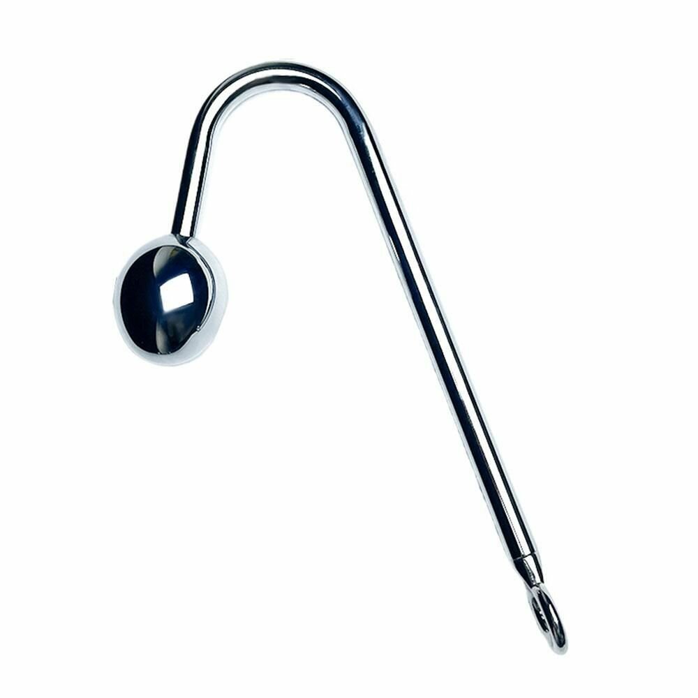 Анальный крюк с тремя шарами для БДСМ