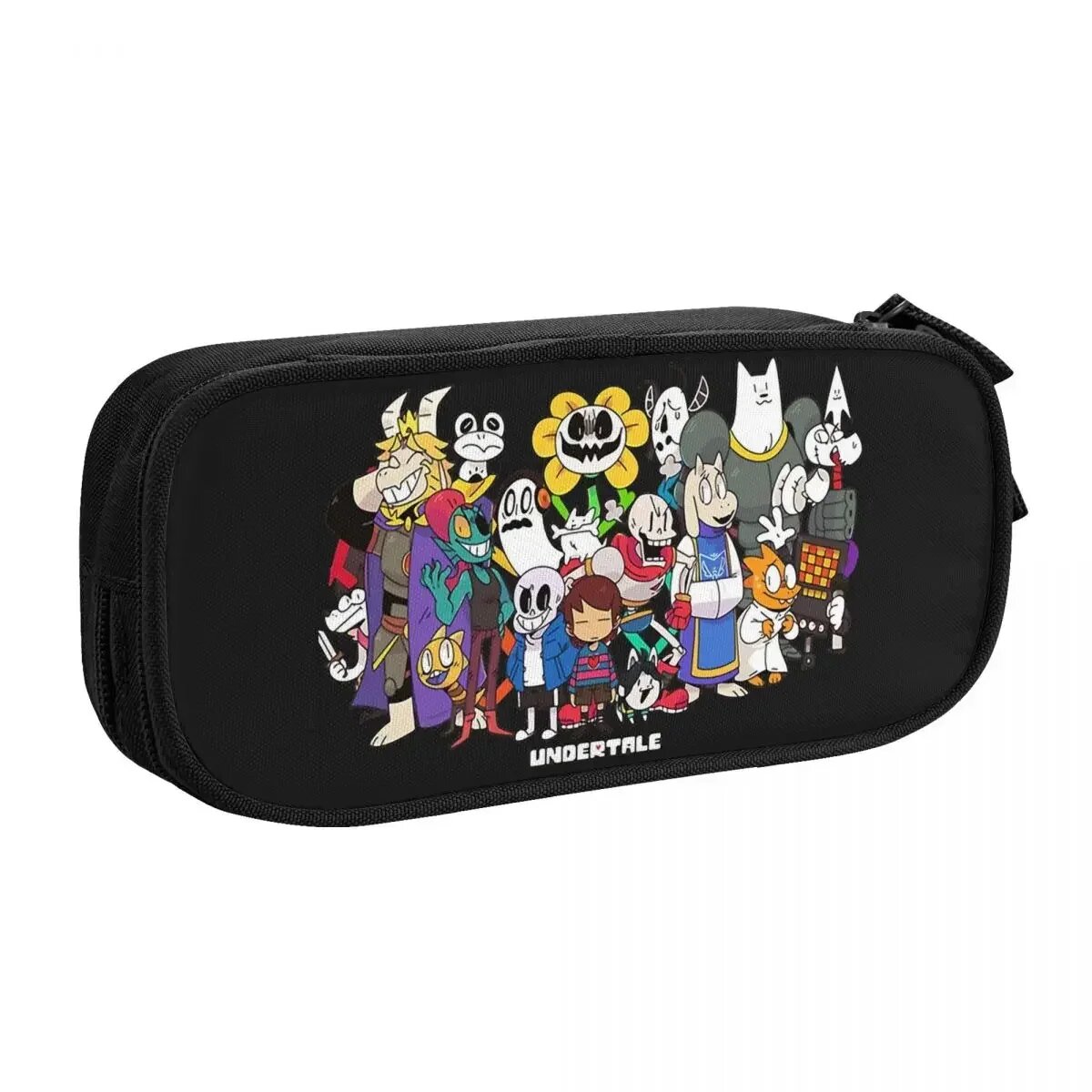 Undertale мультяшный пенал для ручек Черный, Черный