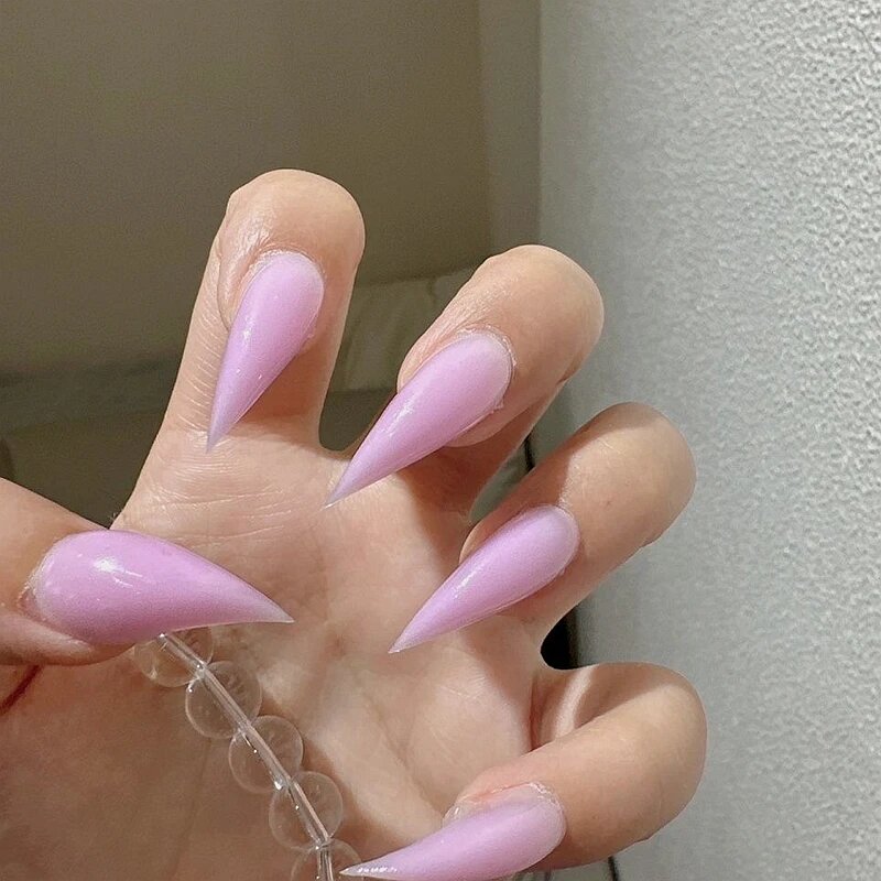 Накладные ногти акриловые Style8, розовый, SizeM, 10 шт.
