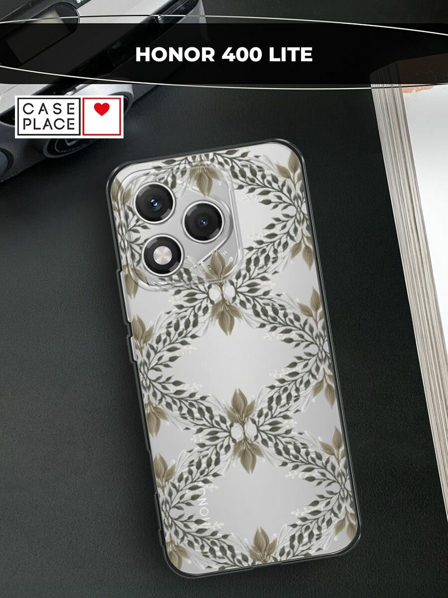 Чехол на Honor 400 Lite / Хонор 400 Лайт с принтом "Калейдоскоп цветов"