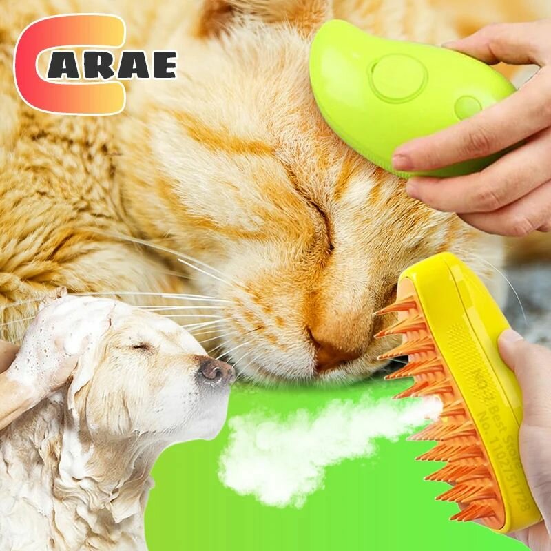 Паровая щетка 3 в 1 для кошек и собак