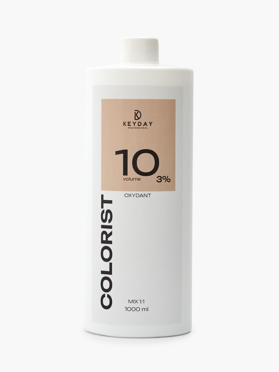 Оксидант для окрашивания волос 3% VOL 10 Keyday Colorist, 1000 мл