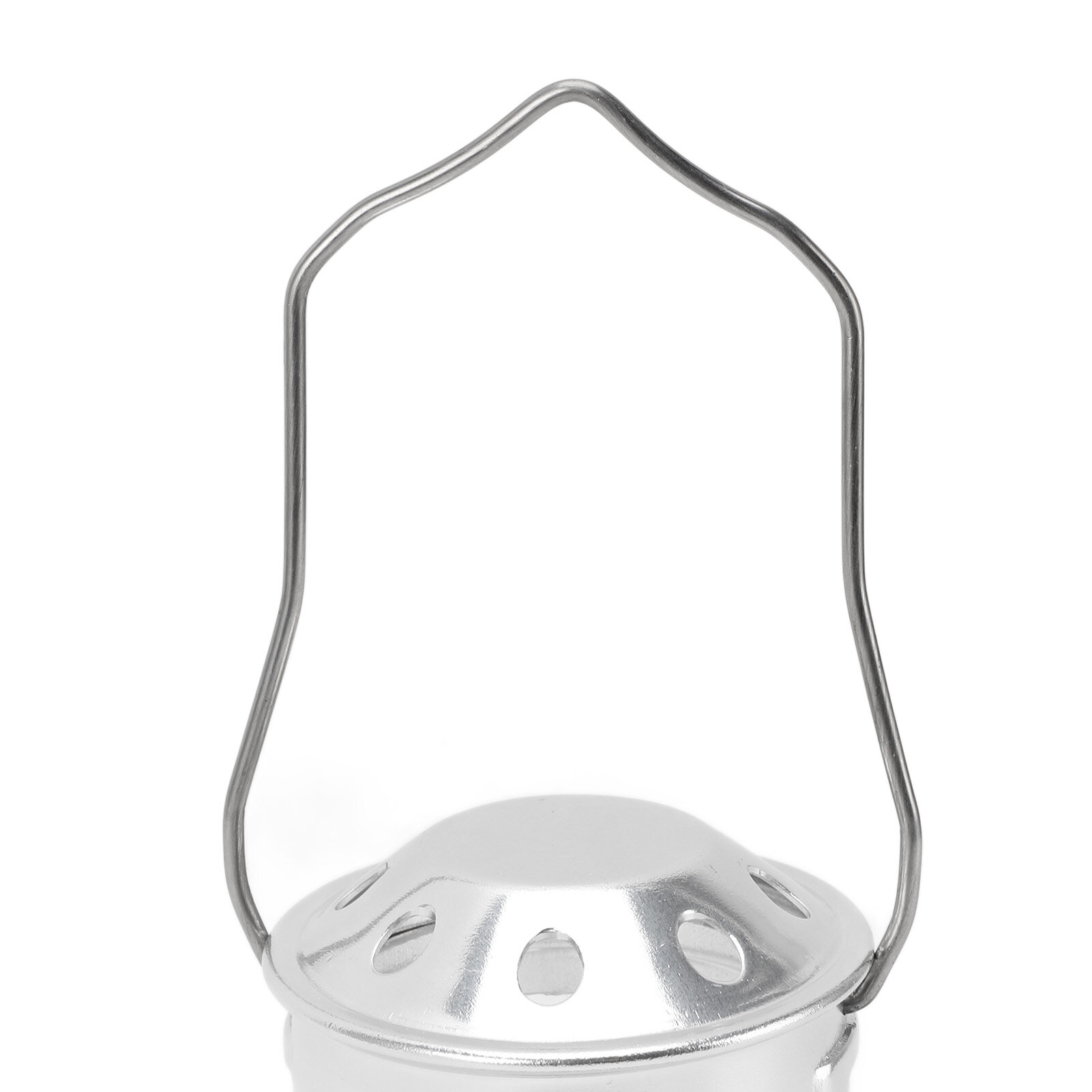 Портативный фонарь-свеча, подвесной светильник для чайной свечи, подсвечник, фонарь для кемпинга, ночной рыбалки, серебряный алюминиевый сплав