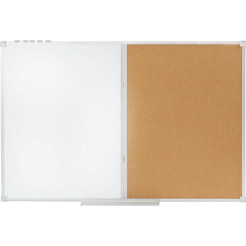 Доска комбинированная пробк/магн-марк Attache д/инф лак 60х90 алюм. р. Combo