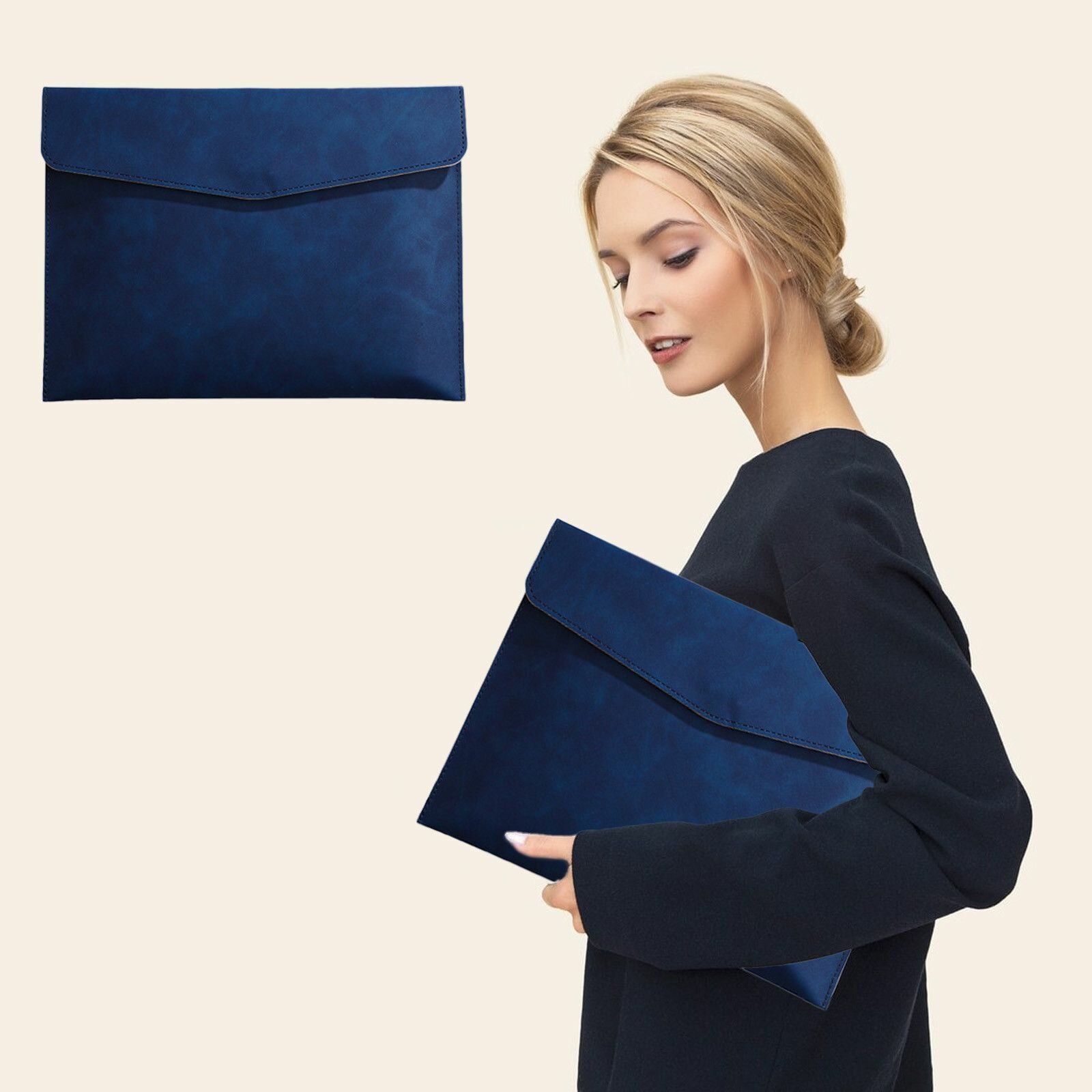 Кожаная сумка-папка формата А5