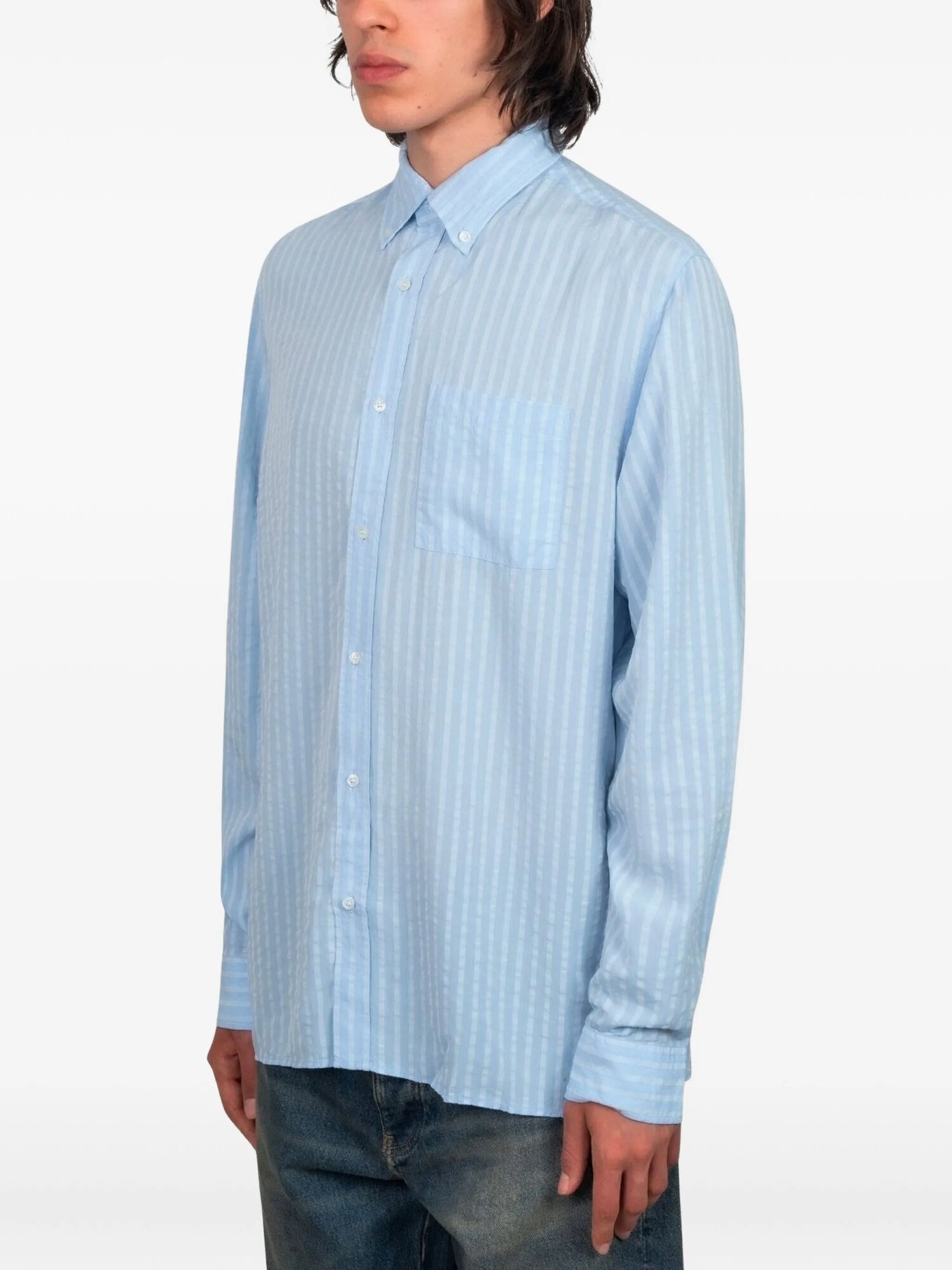Рубашка ANOTHER ASPECT, размер M, голубой — фото 1