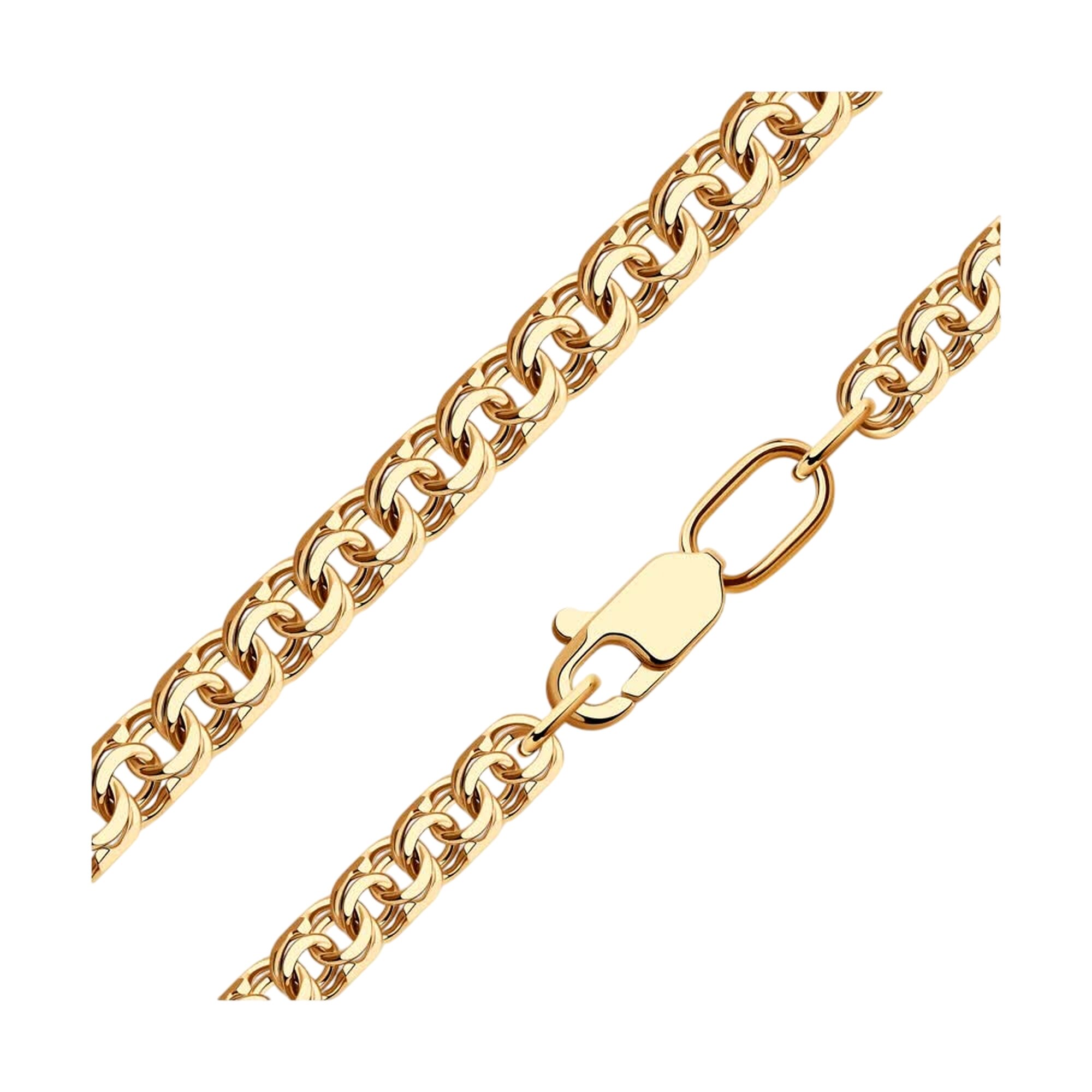 Цепь красное золото, 585 проба