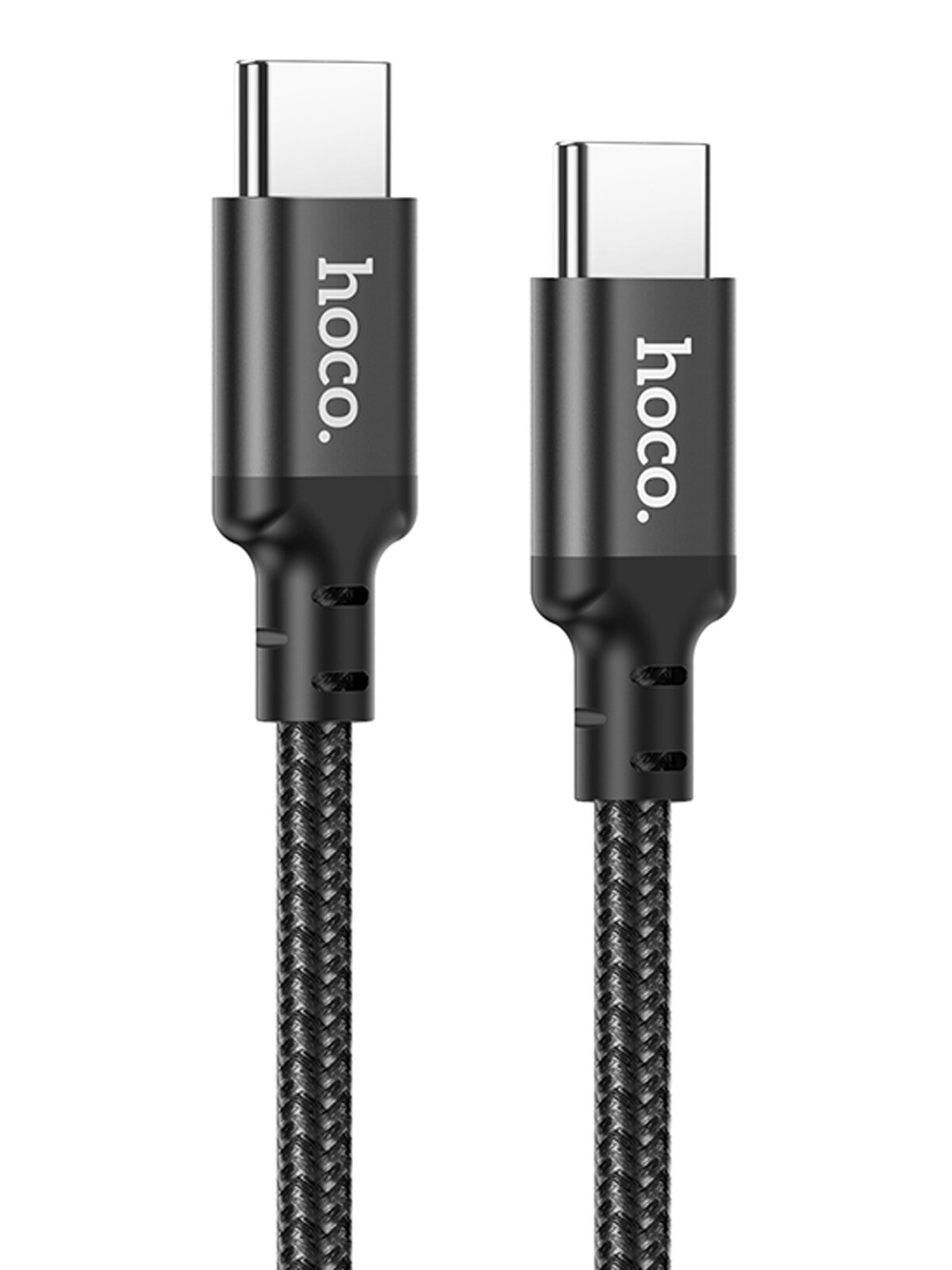 Кабель Hoco X14 для смартфонов, USB C - USB C, быстрая зарядка Power Delivery 60W, ток до 3А, длиной 1м, черный