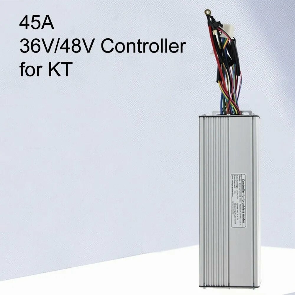 36V/48V 45A Бесщеточный Контроллер Электровелосипеда с Синусоидальной Волной, 3 Режима для Аксессуаров KT