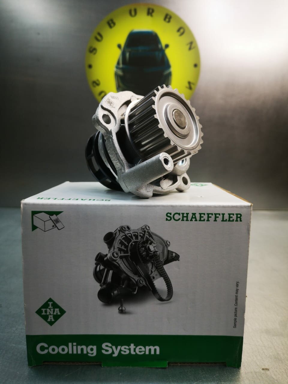 Насос системы охлаждения Ауди А3 А4 А6, Шкода Октавия, Фольксваген Гольф Пассат Поло, INA 538008810