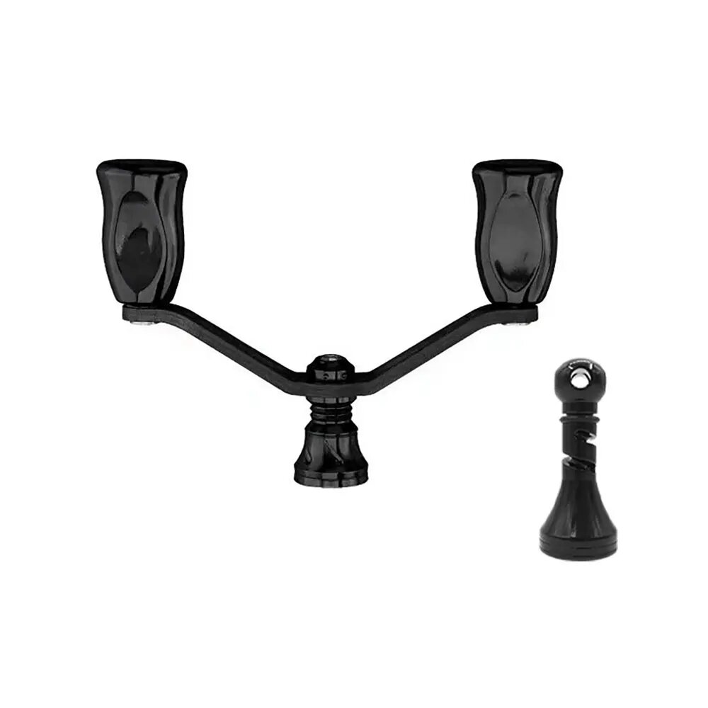 Безынерционная спиннинговая катушка из углеродного волокна с двойной ручкой Черный, DAIWA BLACK