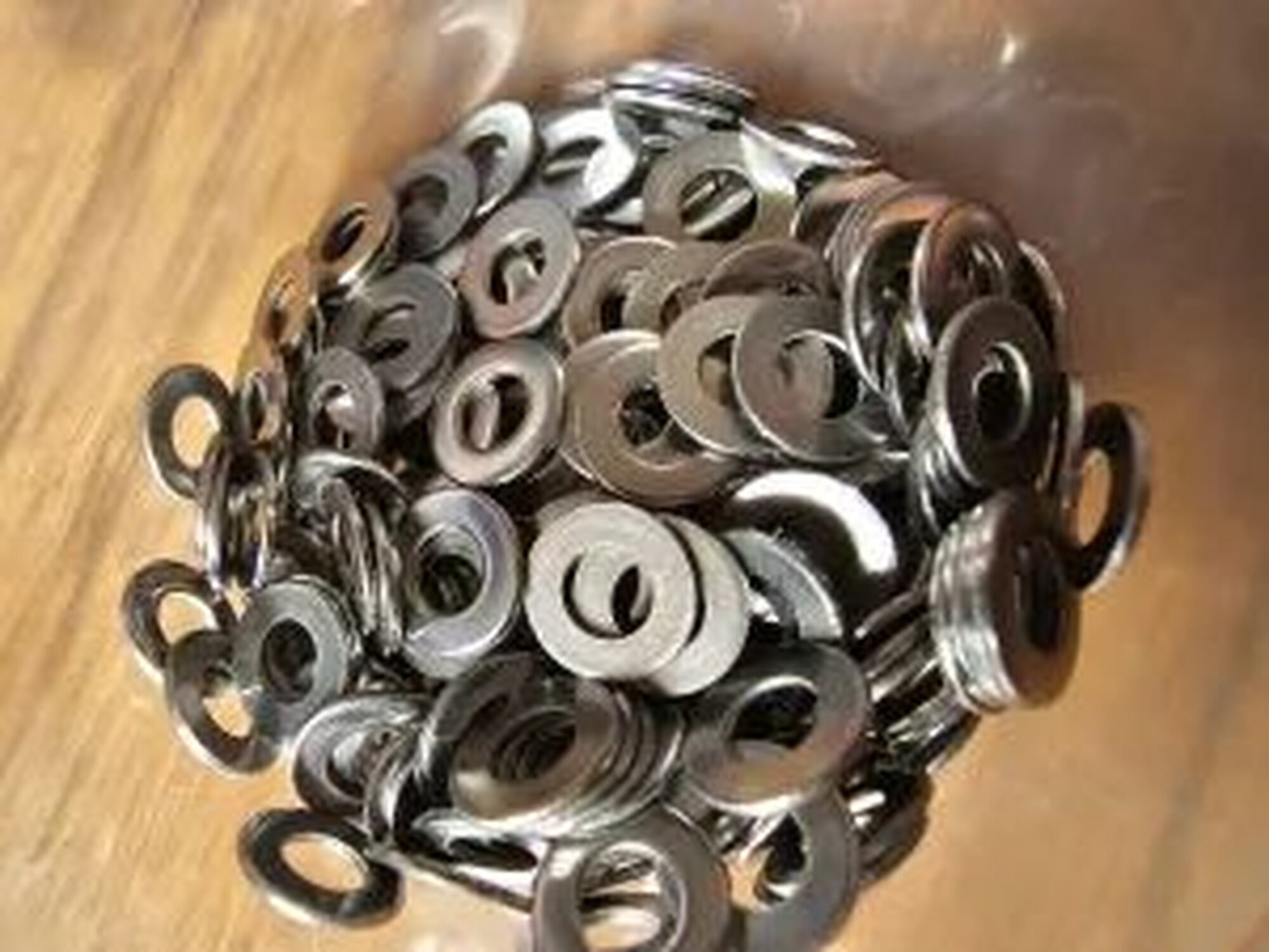 Шайбы Шпунтик DIN 125 Zn, плоские, 12 мм, 100 штук в упаковке