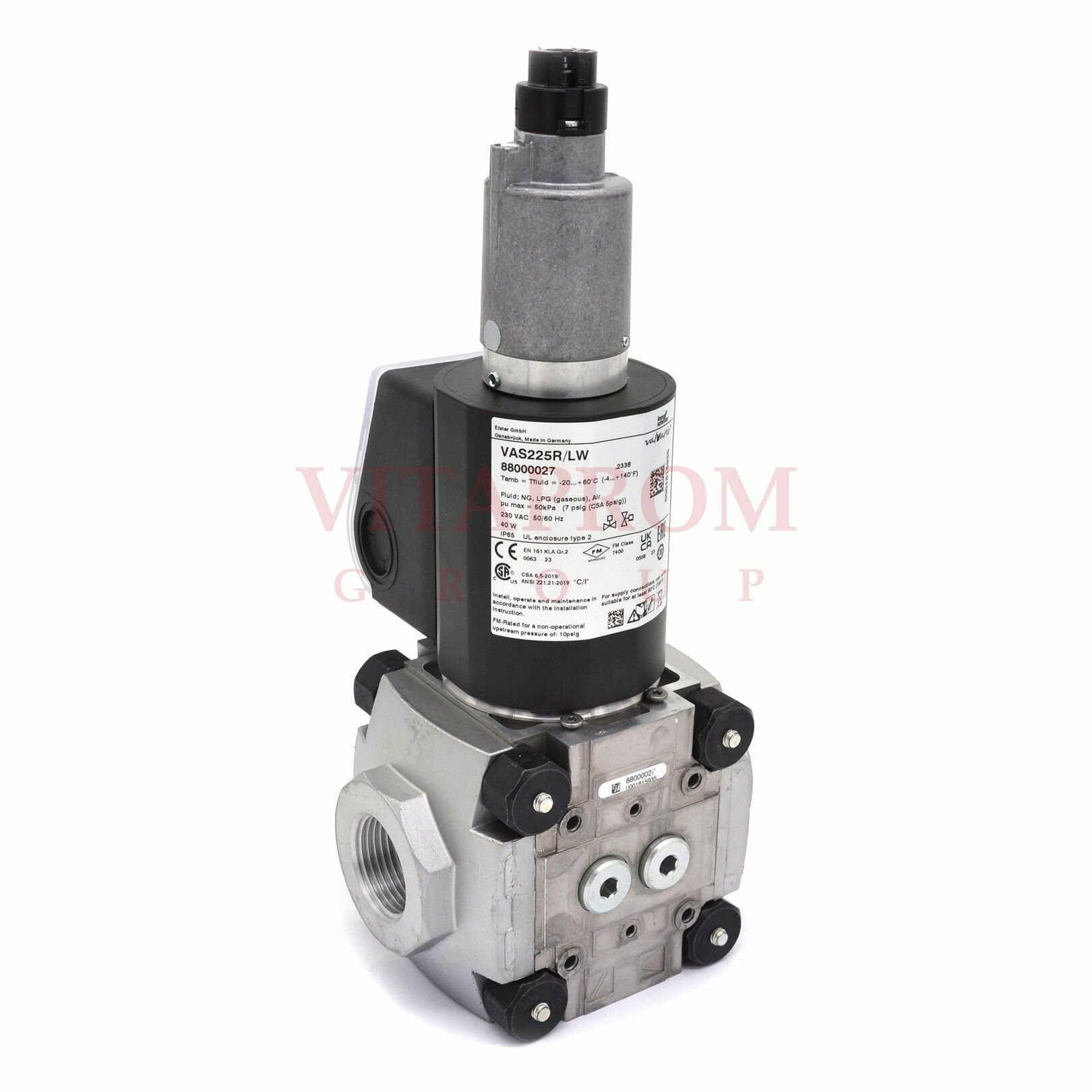 Газовый клапан Kromschroder VAS225R/LW, 88000027