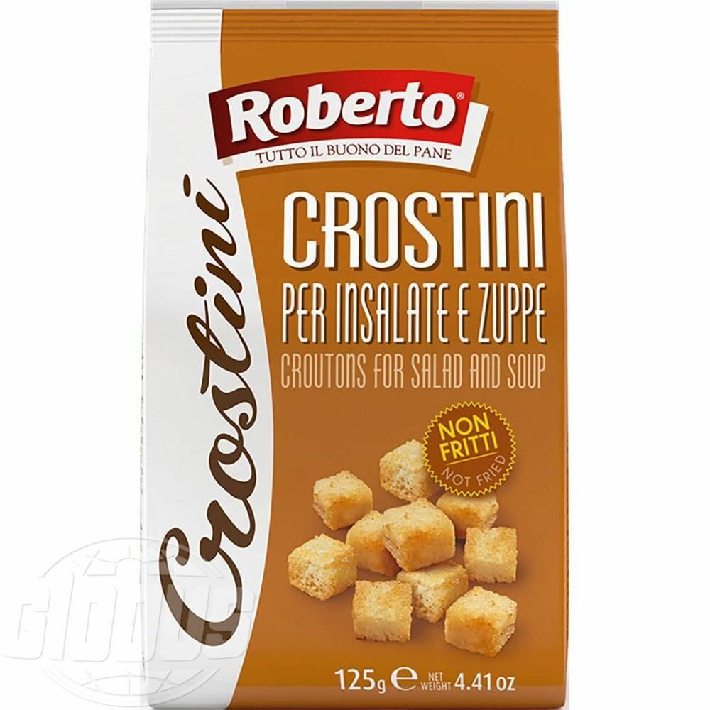 Сухарики Roberto Crostini для салата и супа, 125г