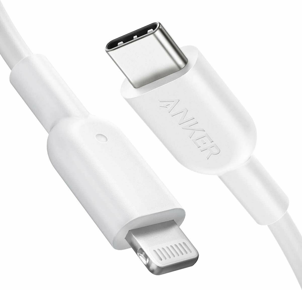 Кабель Anker PowerLine II USB-C to Lightning Cable MFi 0.9m (White)