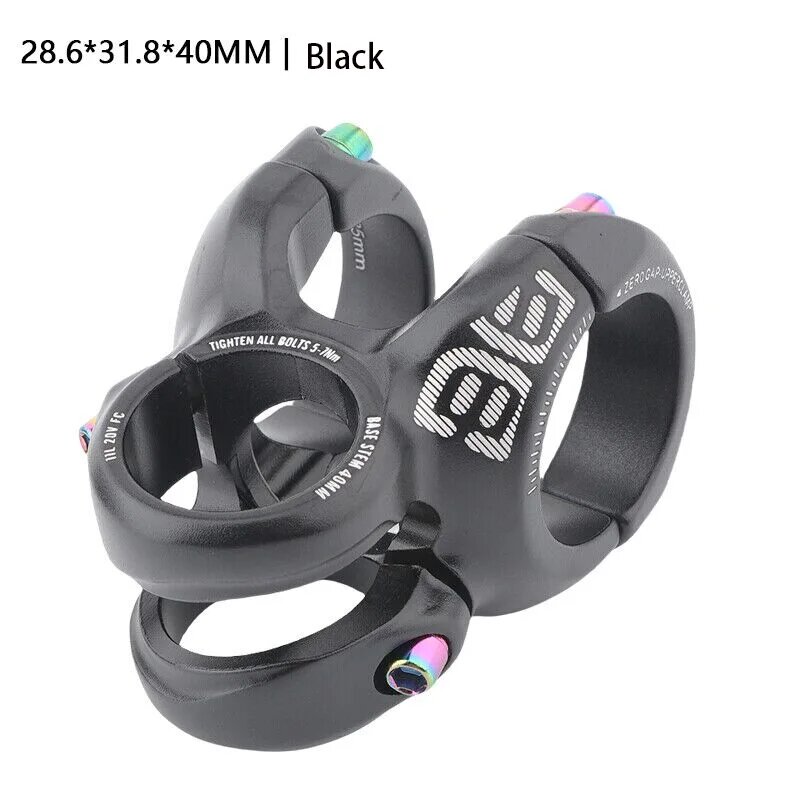 HASSNS Вынос руля для горного велосипеда Черный, 31.8mm Black