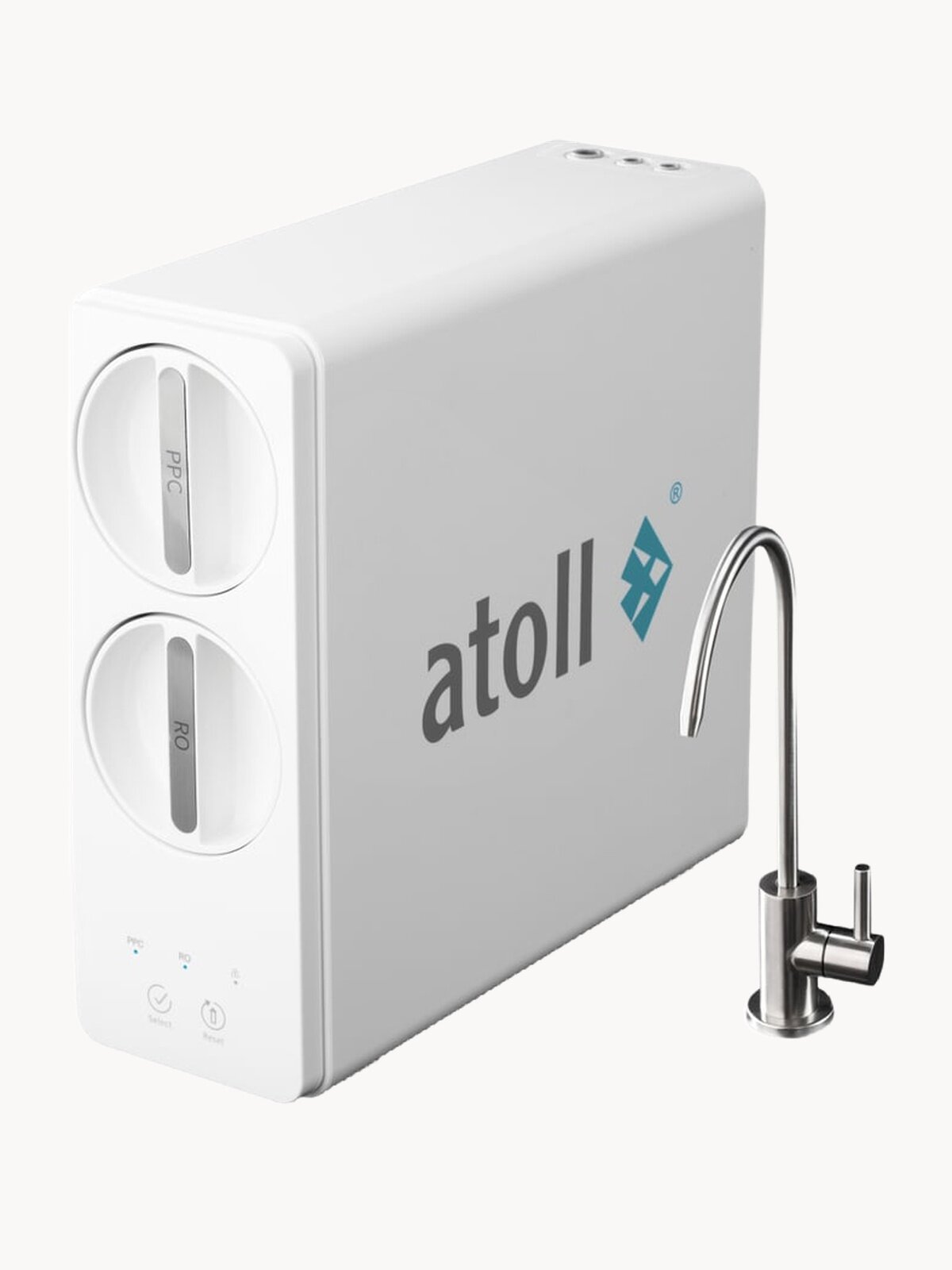 Прямоточный обратный осмос atoll TWIST 600 с индикатором срока замены картриджей