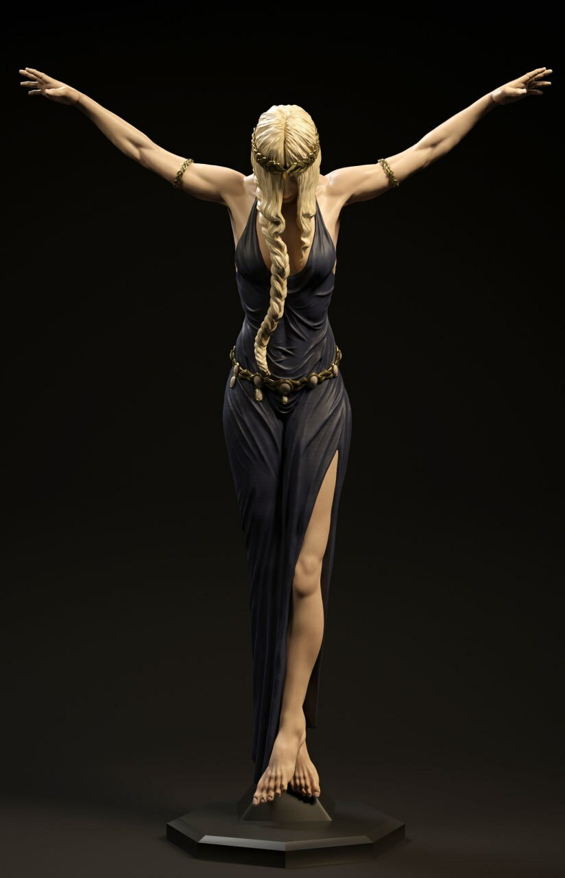 Фигурка коллекционная, Elden Ring, Королева Марика Вечная (англ. Queen Marika the Eternal), высота 240 мм, под покраску.