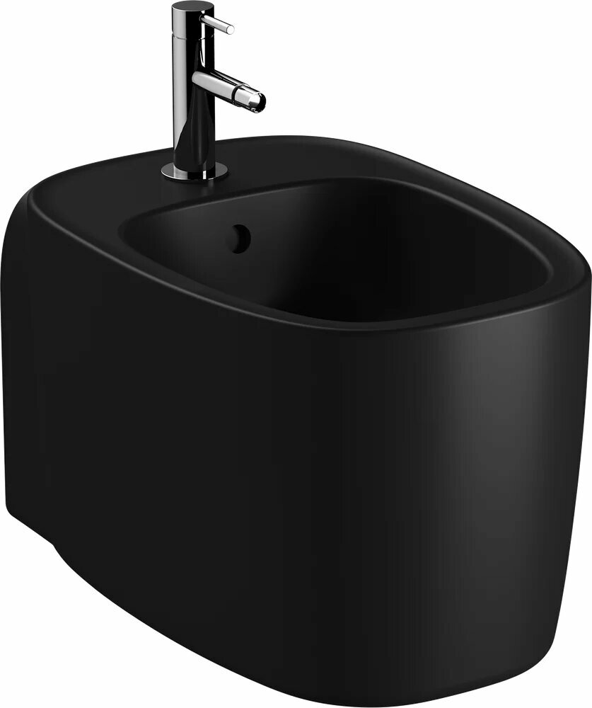 Биде подвесное VitrA Plural 7831B483-0288 матовое черное