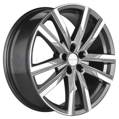 Литой колесный диск Khomen Wheels KHW1905 (Geely Monjaro/Tugella) 7,5x19/5x108 ET46 D63,4 Gray-FP