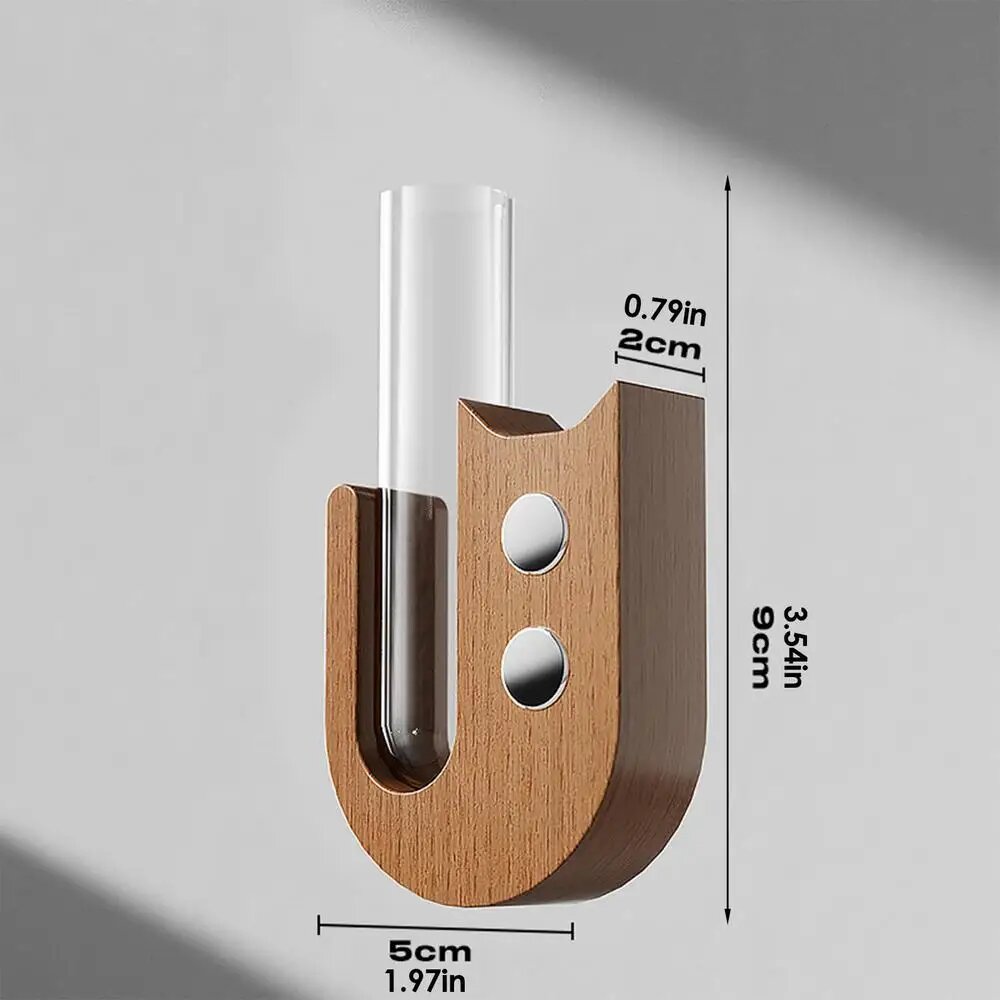 Деревянная ваза для цветов Beech, 9x5x2 см
