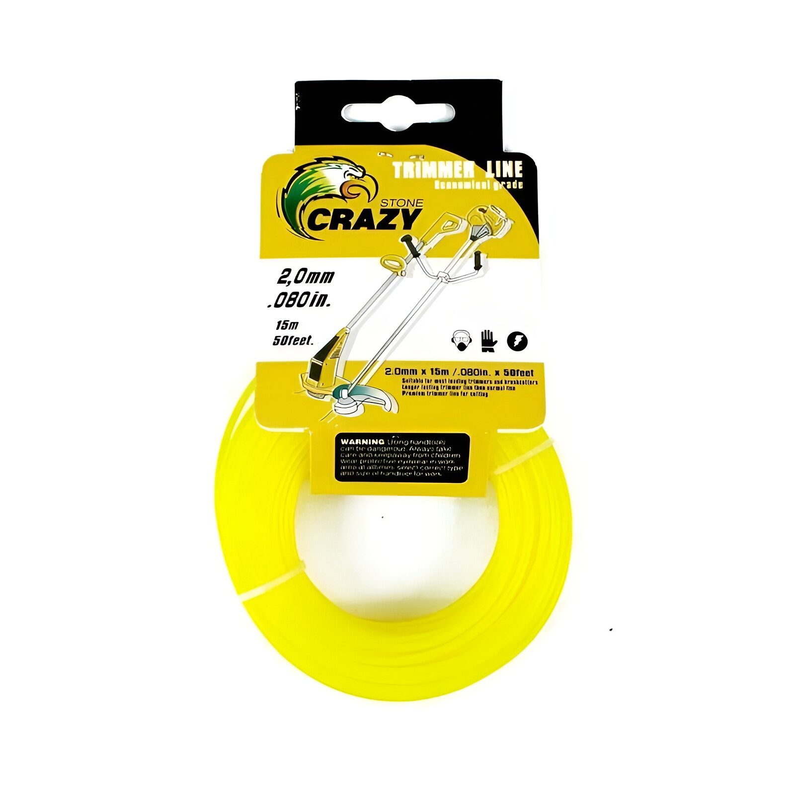 Леска для триммера 2 мм 15 м (*) звезда 3штуки (комплект) Леска для газонокосилки