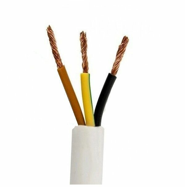 Провод электрический ПуГВВ 3х1,5 ТУ 50м многожильный, не горючий