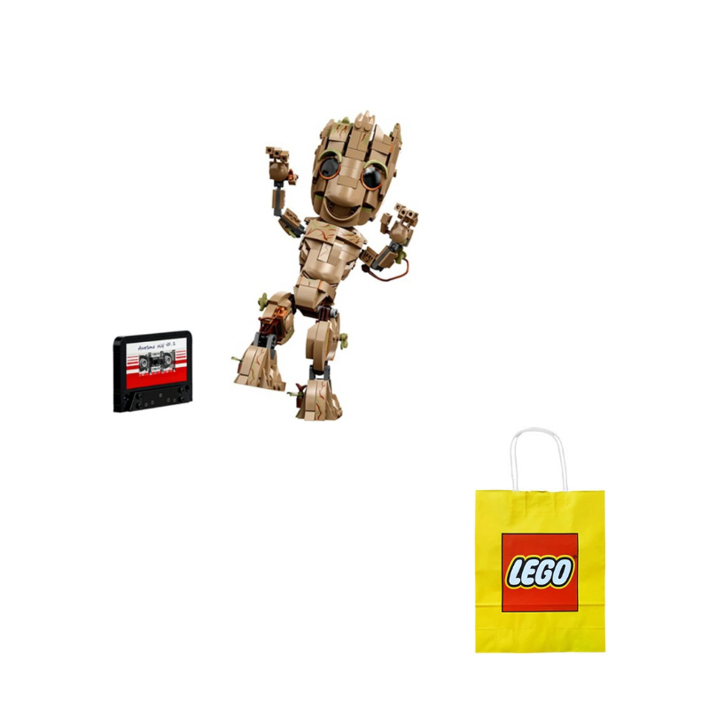 Конструктор унисекс LEGO Я Грут, 1339757465, пластиковые строительные блоки, сборная модель