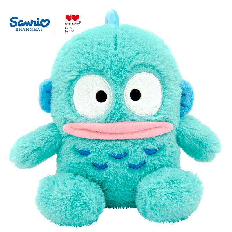 Кукла Sanrio Half Fish Man, уродливая рыба, сумка через плечо, шляпа осьминога, Хантон, мягкая игрушка-кукла, большой
