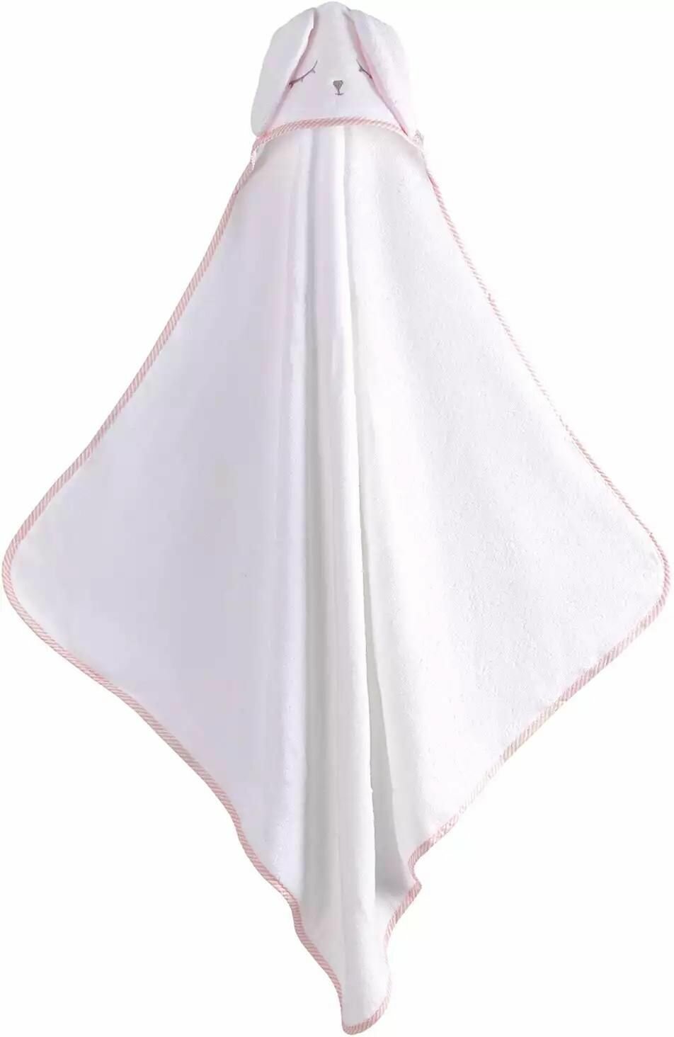 Полотенце для купания Perina уголок, размер 95х95 см "Лапушка" розовое