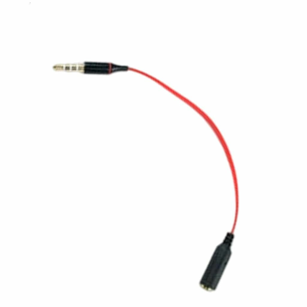 Аудиокабель, (1 шт.) Аудиокабель для наушников от американского стандарта до национального стандарта 3,5 мм-красный