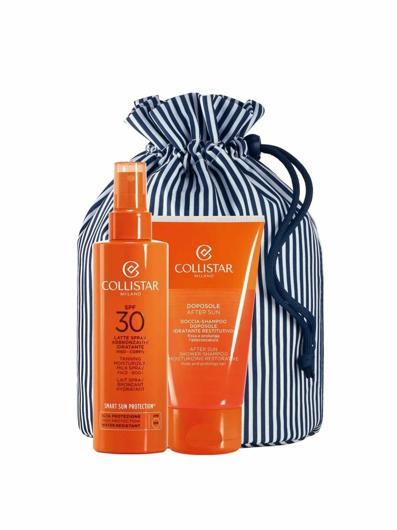 Набор Collistar Moisturizing Milk Spray spf 30 + After Sun Shower-Shampoo (200 + 150 мл)