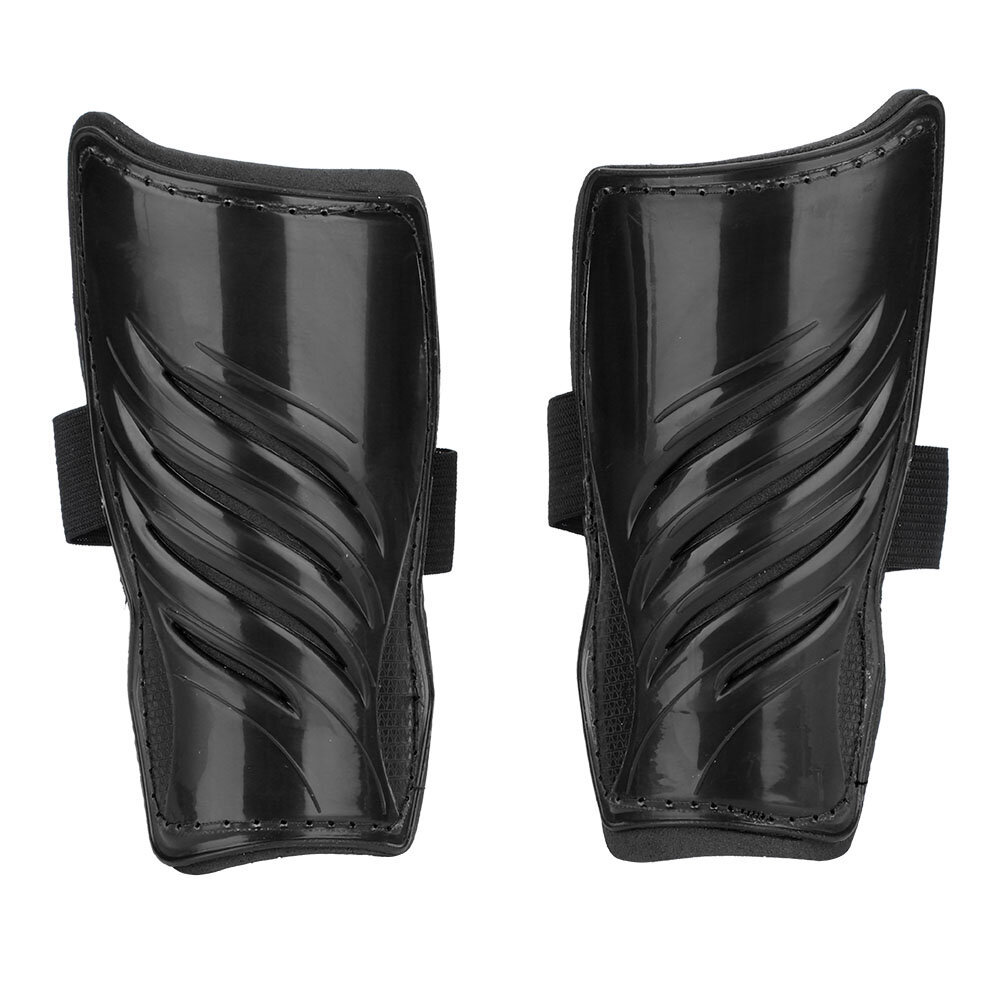 1 Pair Child Football Sports Shinguards Kids Soccer Ball Shin Guards Legs Protector Black
