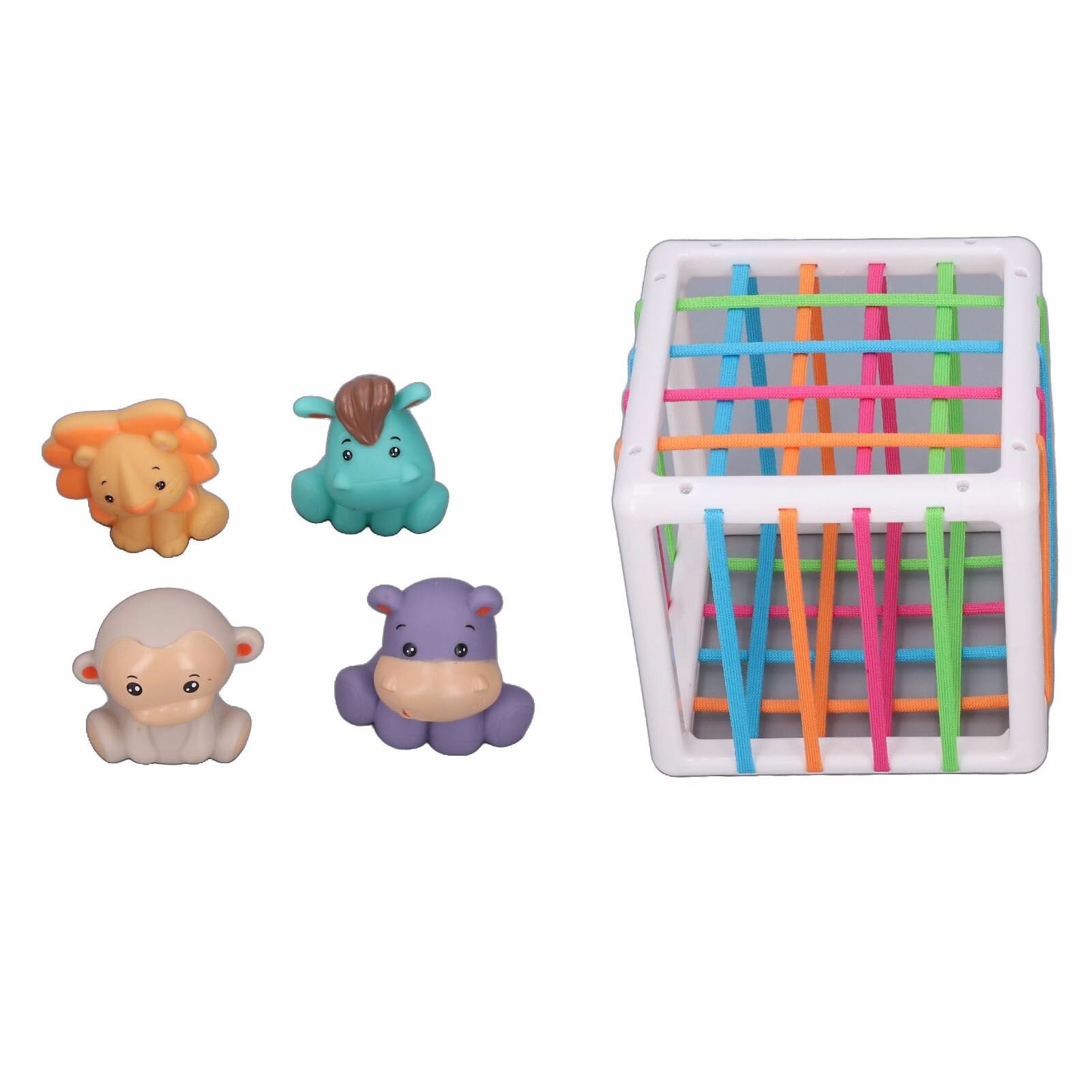 Игрушка-сортер для малышей, развивающая сенсорная коробка с цветными формами, безопасный детский подарок от 3 лет