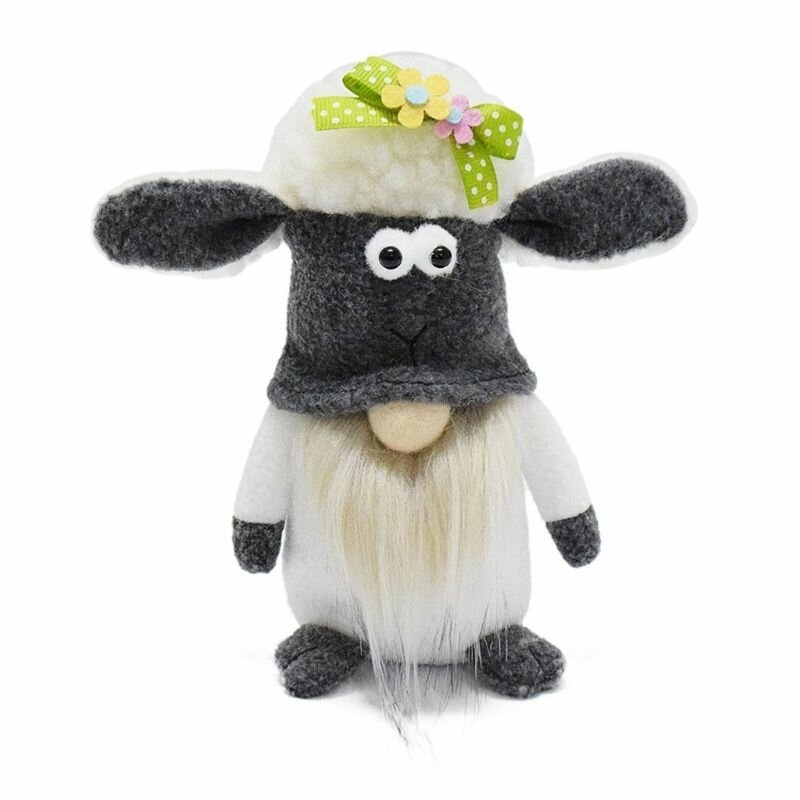 Плюшевый маленький ягненок, безликая кукла, кукла-черный