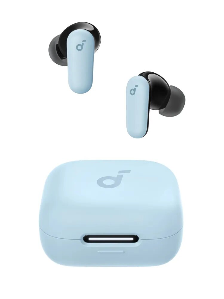 Soundcore Наушники беспроводные с микрофоном Anker Soundcore P30i, Bluetooth, USB Type-C, синий