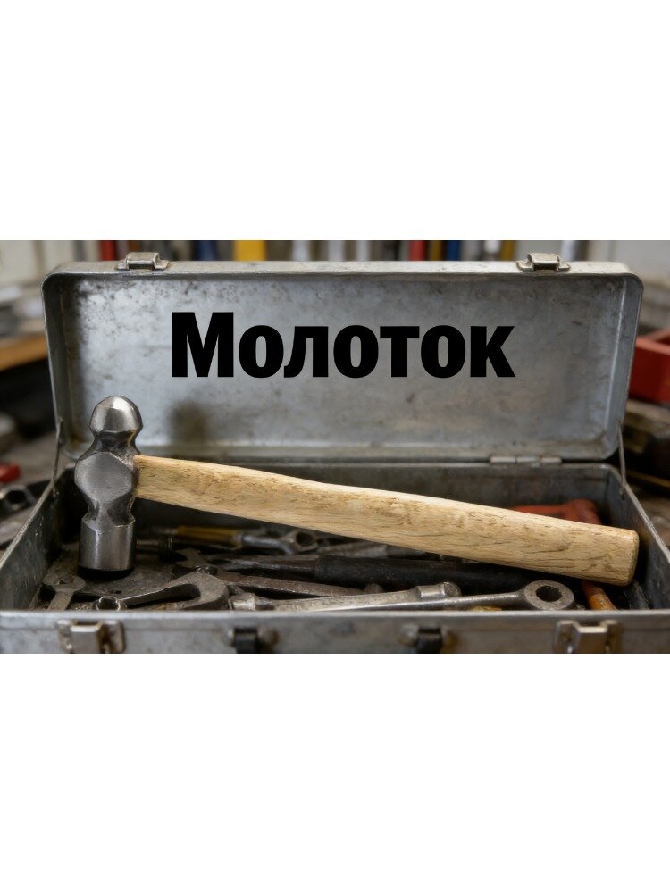 Круглая молоток прочный, легкий. Для ремонта, строительства, ремесел. Высокая прочность, антискользящая ручка
