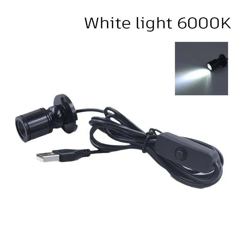 Мини USB LED прожектор Белый X123-white