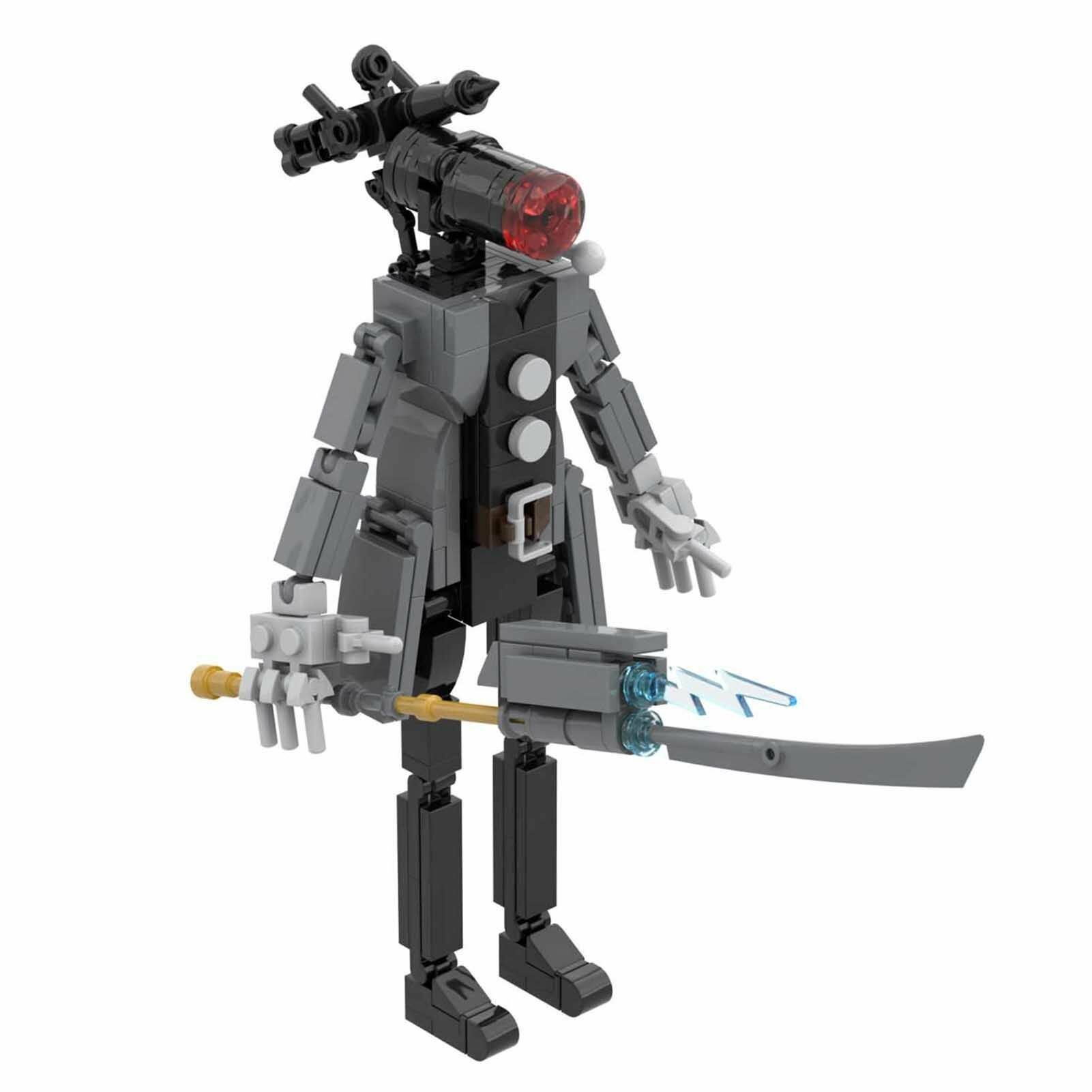 Строительная игрушка MOC Скибиди Туалет Спикер Титан Фигурка, Skibidi Toilet, лего скибиди туалет