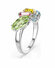Кольцо SWAROVSKI, кристаллы Swarovski, мультиколор