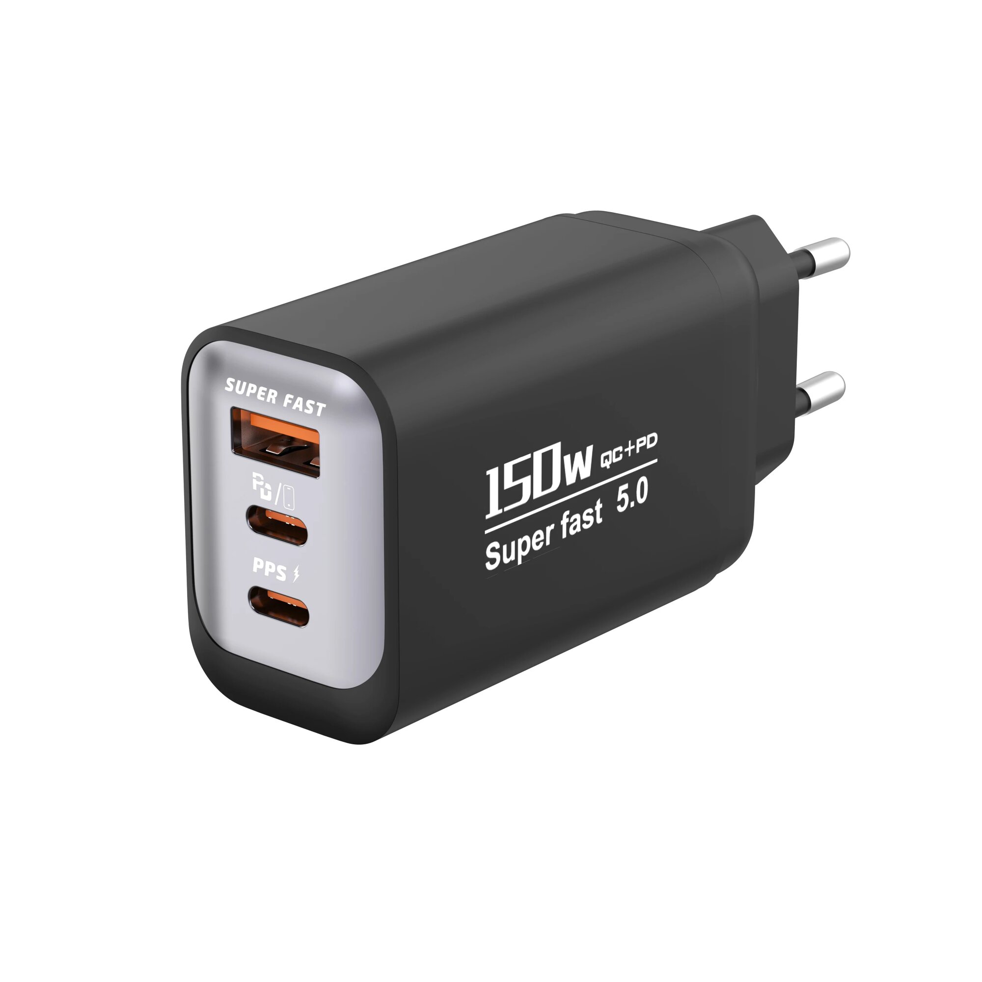 Зарядное устройство 150W Super Fast 5.0, 3 порта, EU Plug